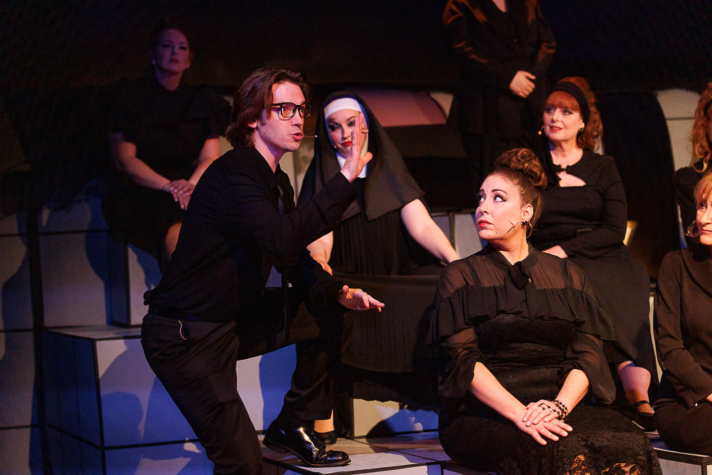 Strong Singers Shimmer in Stimulating Musical ‘Nine’ at New Line – Pop ...